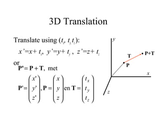 3 d transformations | PPT