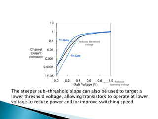 3D or Tri-gate transistors | PPTX
