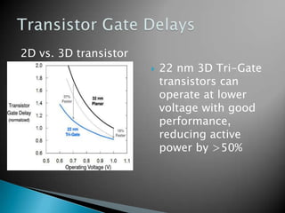 3D or Tri-gate transistors | PPTX