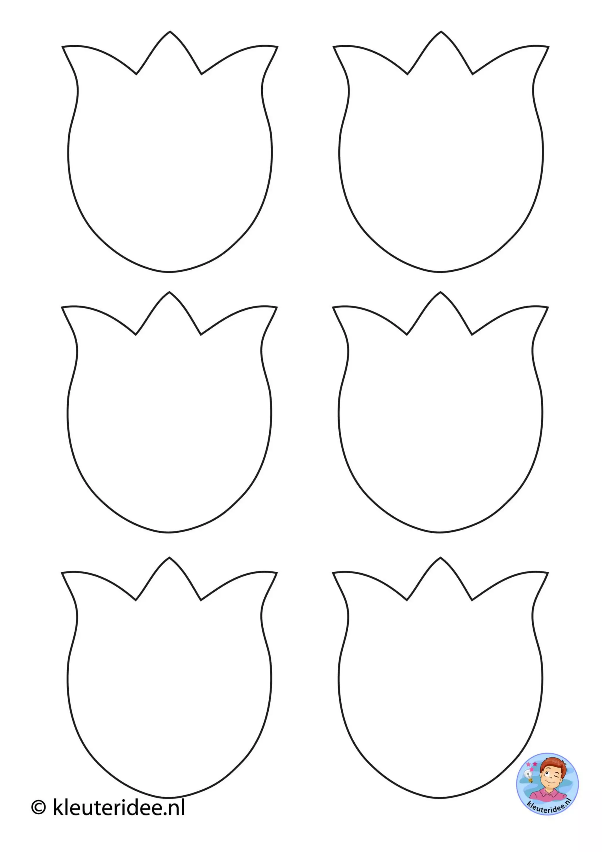 3d tulp knutselen, thema Nederland, kleuteridee.pdf