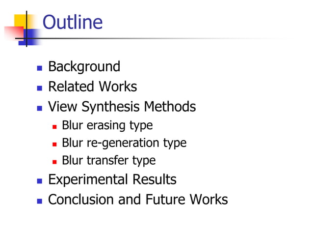 Comparison between Blur Transfer and Blur Re-Generation in Depth Image ...