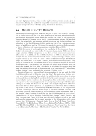 3D tv proadcasting | PDF