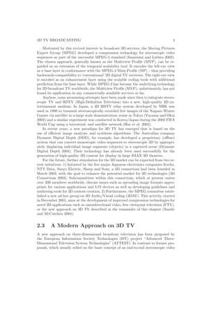 3D tv proadcasting | PDF