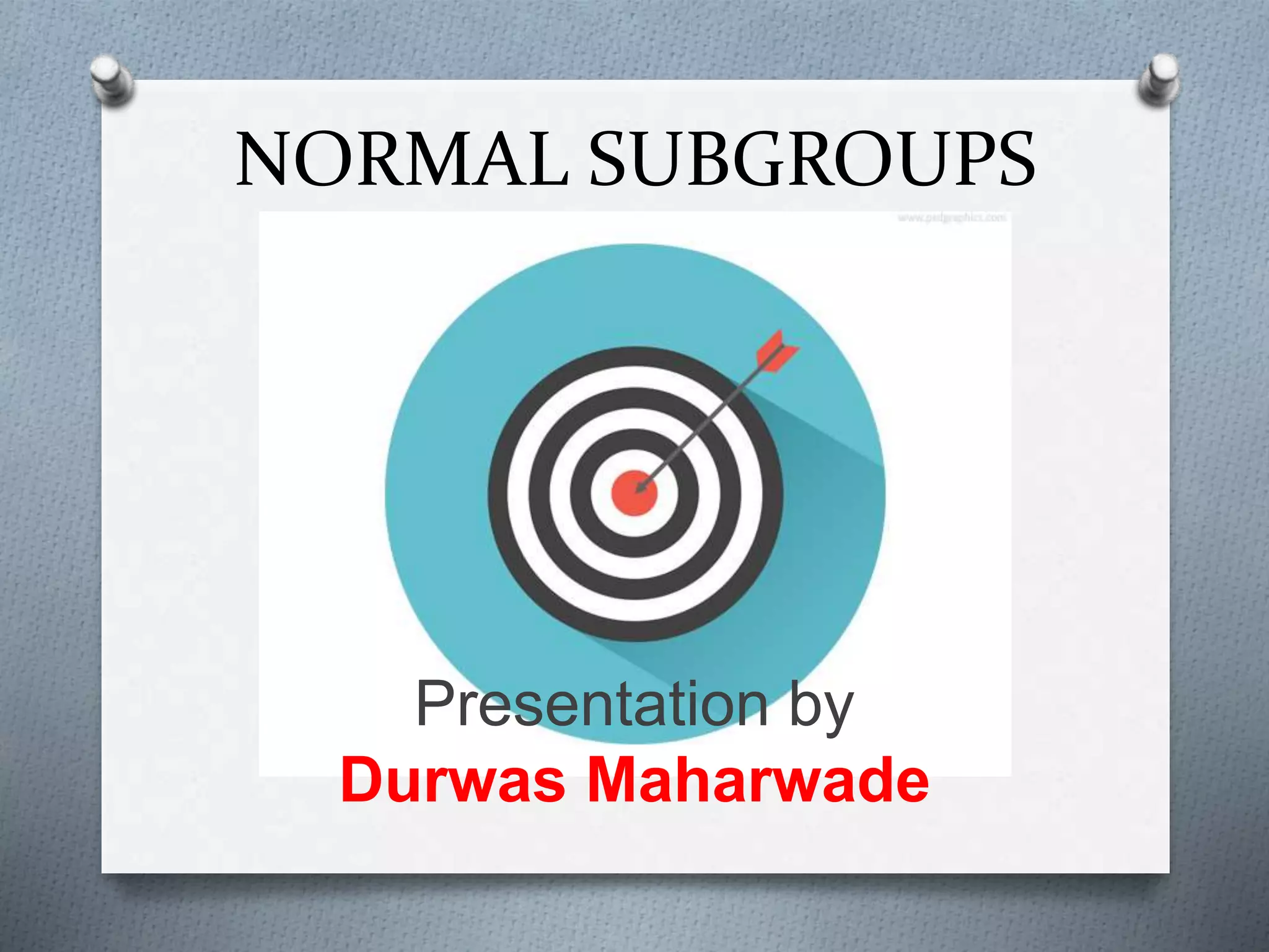 Normal subgroups- Group theory | PPTX