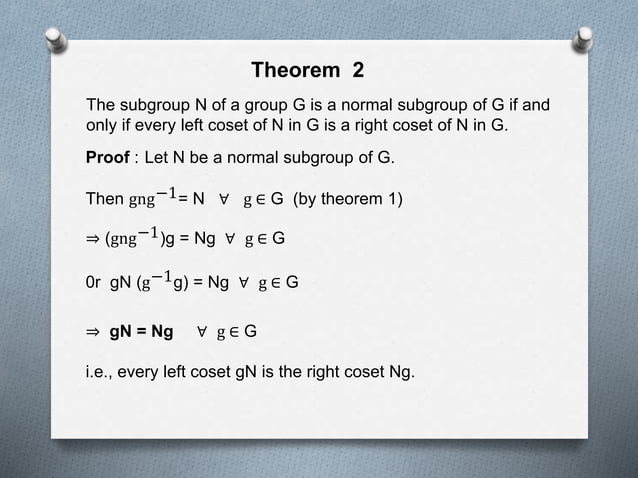 Normal subgroups- Group theory | PPTX | Physics | Science