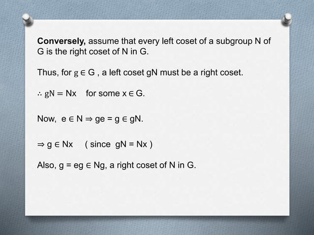 Normal subgroups- Group theory | PPTX | Physics | Science
