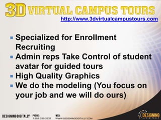 3D Virtual Campus Tours Presentation | PPTX