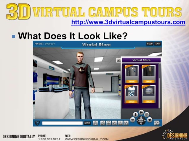 3D Virtual Campus Tours Presentation | PPTX | 3-D Graphics | Computer ...