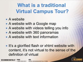 3D Virtual Campus Tours Presentation | PPTX