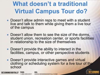 3D Virtual Campus Tours Presentation | PPTX