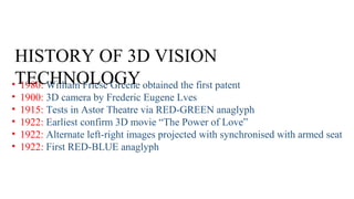 3D Vision Technology | PPT