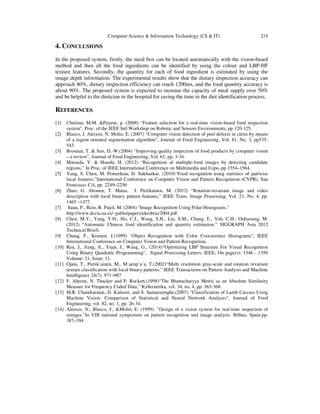 3 d vision based dietary inspection for the central kitchen automation | PDF