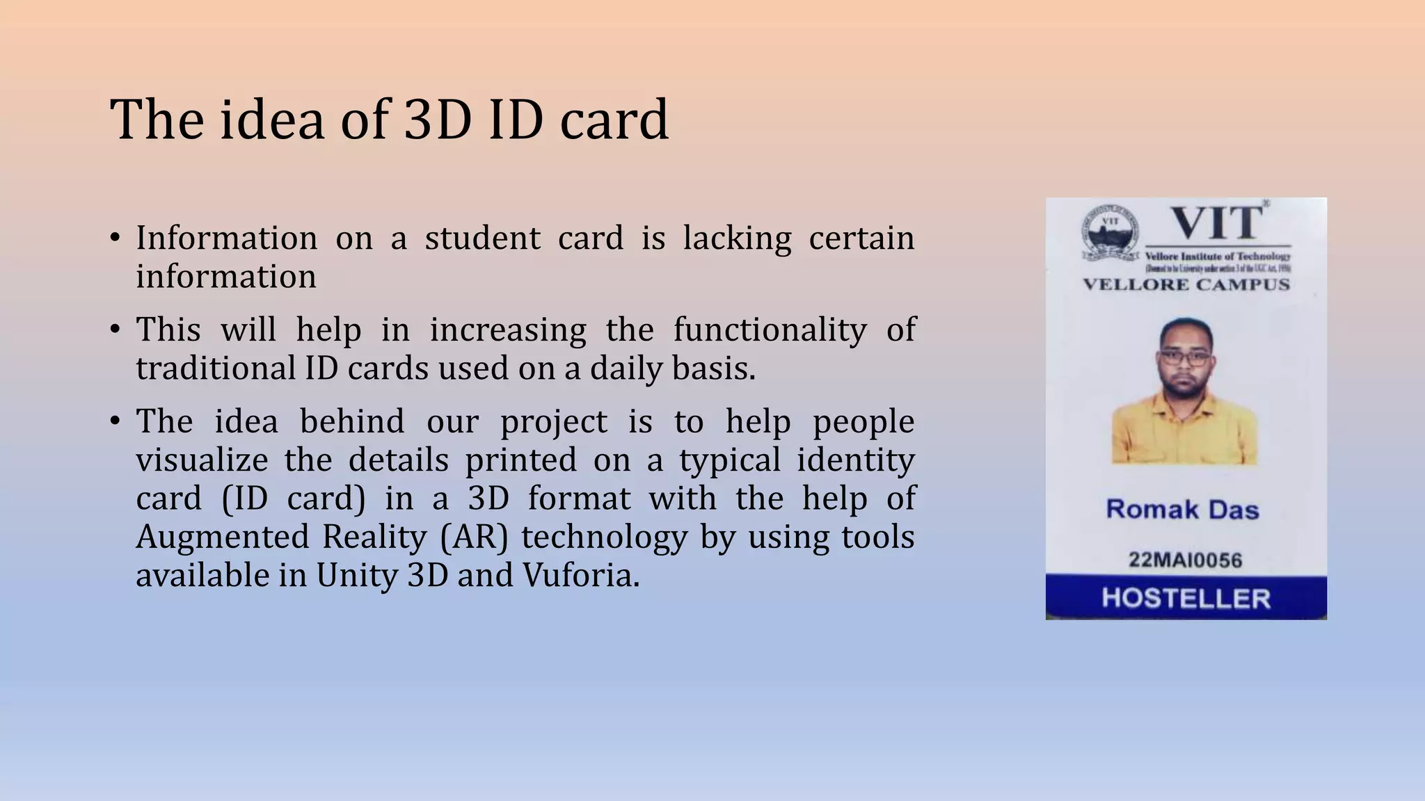 3D Visualization of ID Cards Using Augmented Reality.pptx