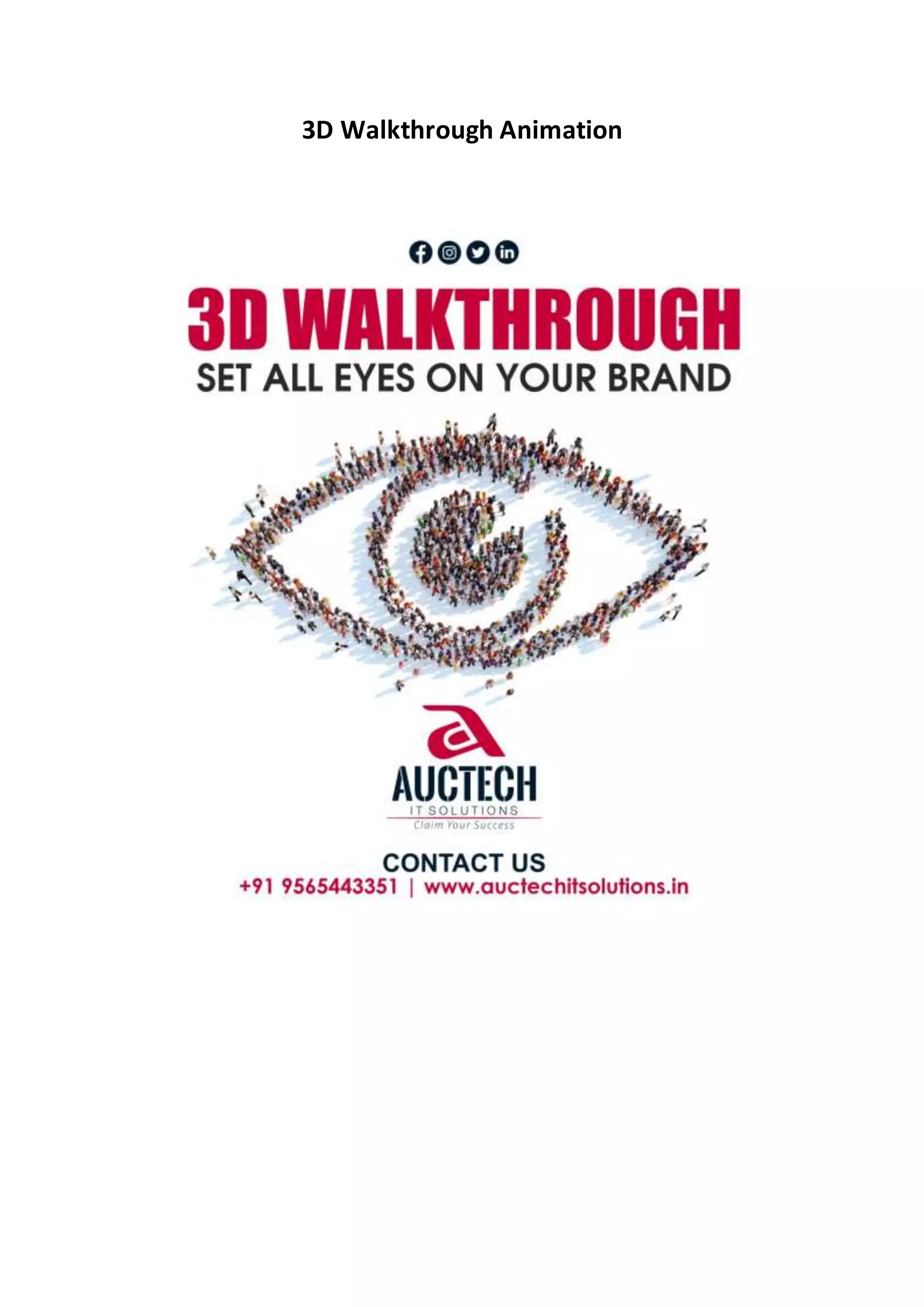 3d walkthrough animation auctech | PDF