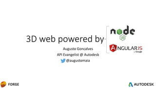 3d web powered by NodeJS & AngularJS | PPT