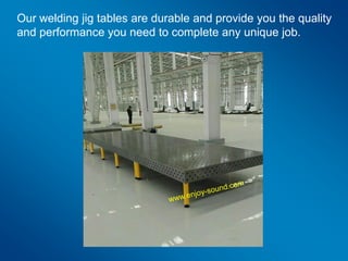 3D welding table -Frame application | PPT