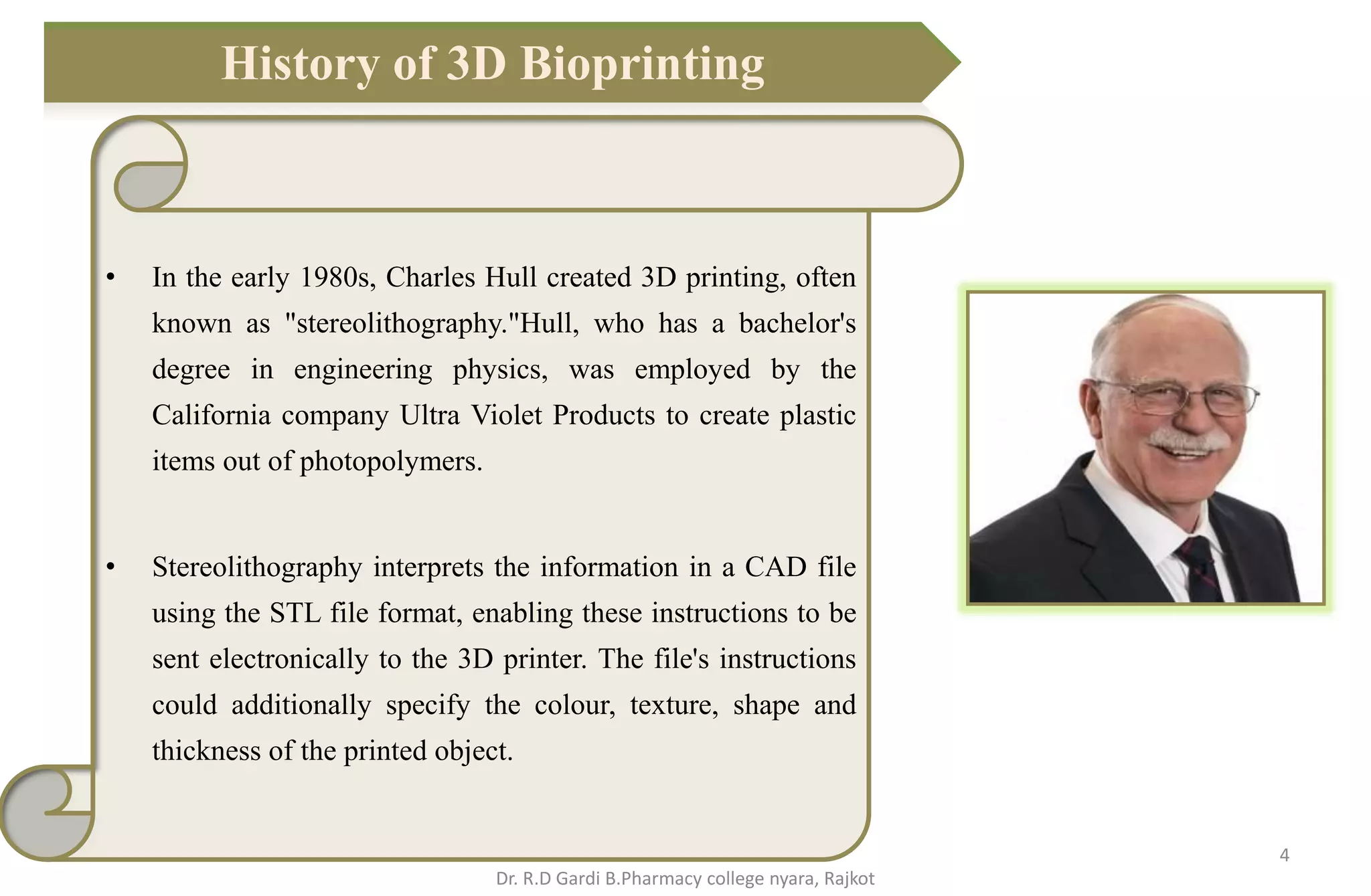 3D BIOPRINTING: PRINCIPLE, TECHNIQUES AND IT’S APPLICATION IN HUMAN ...