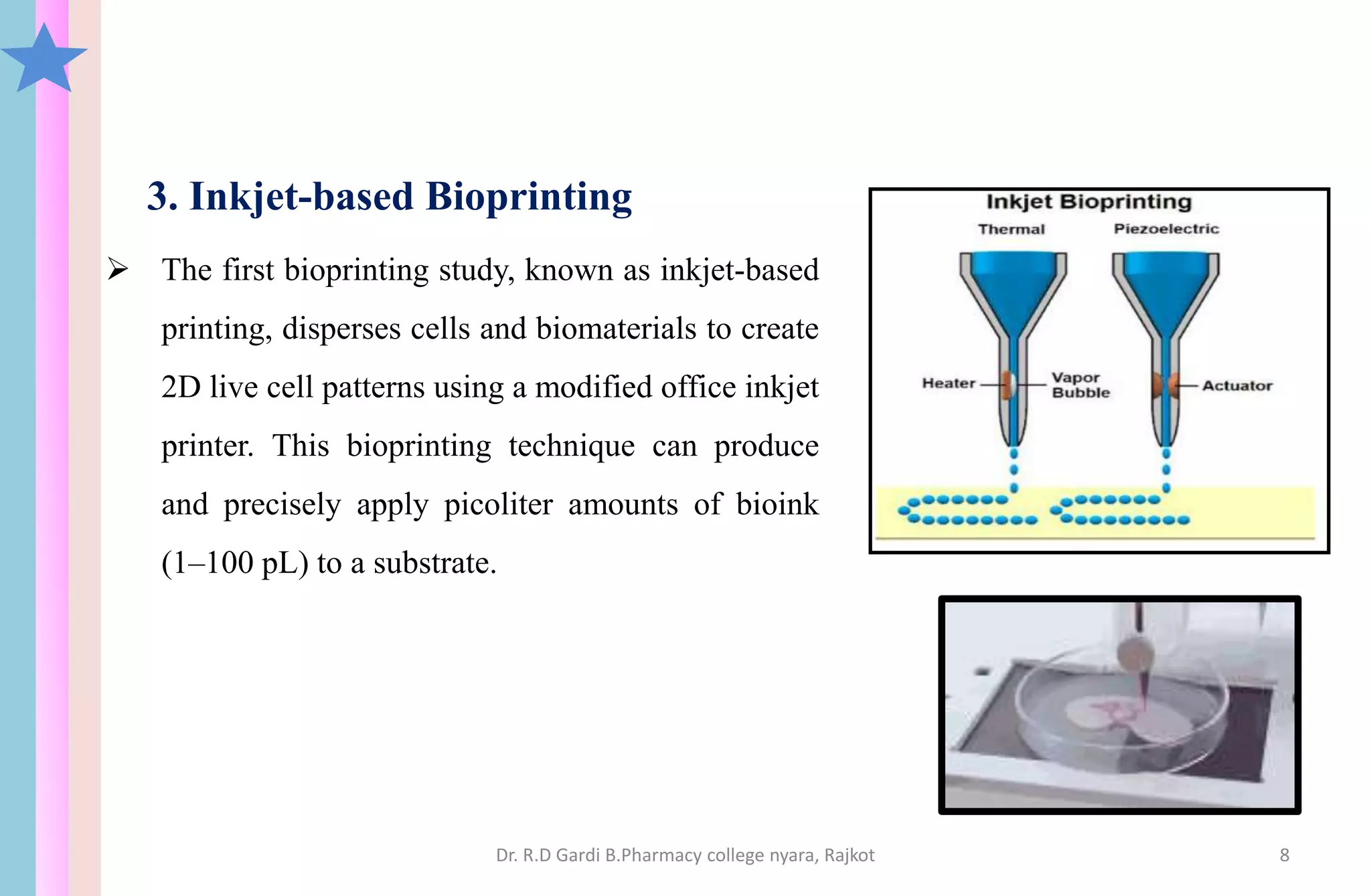 3D BIOPRINTING: PRINCIPLE, TECHNIQUES AND IT’S APPLICATION IN HUMAN ...