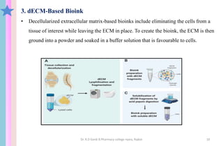3D BIOPRINTING: PRINCIPLE, TECHNIQUES AND IT’S APPLICATION IN HUMAN ...