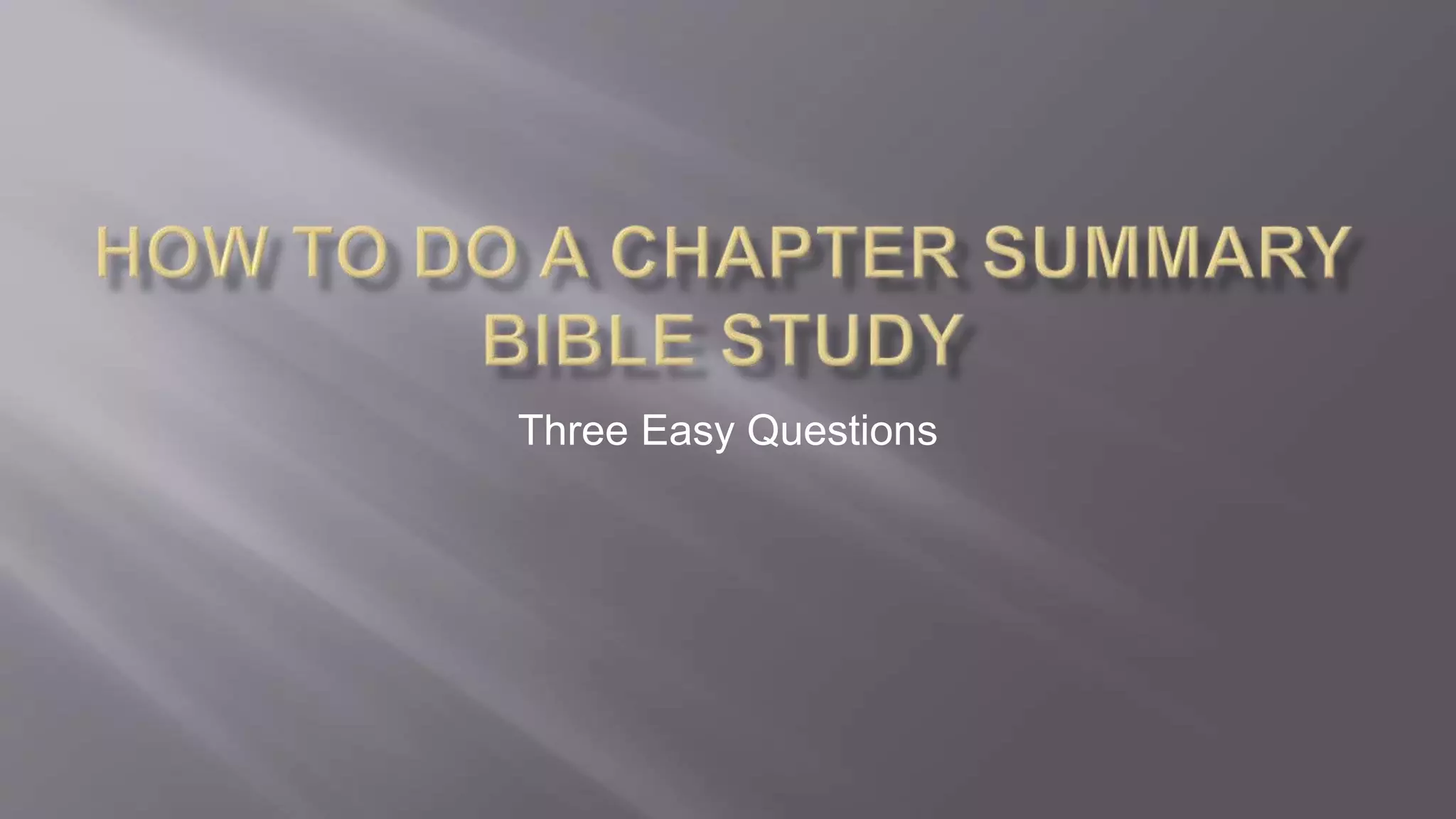 Revelation 15 chapter summary | PPTX