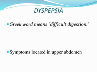 Functional dyspepsia-Approach | PPTX