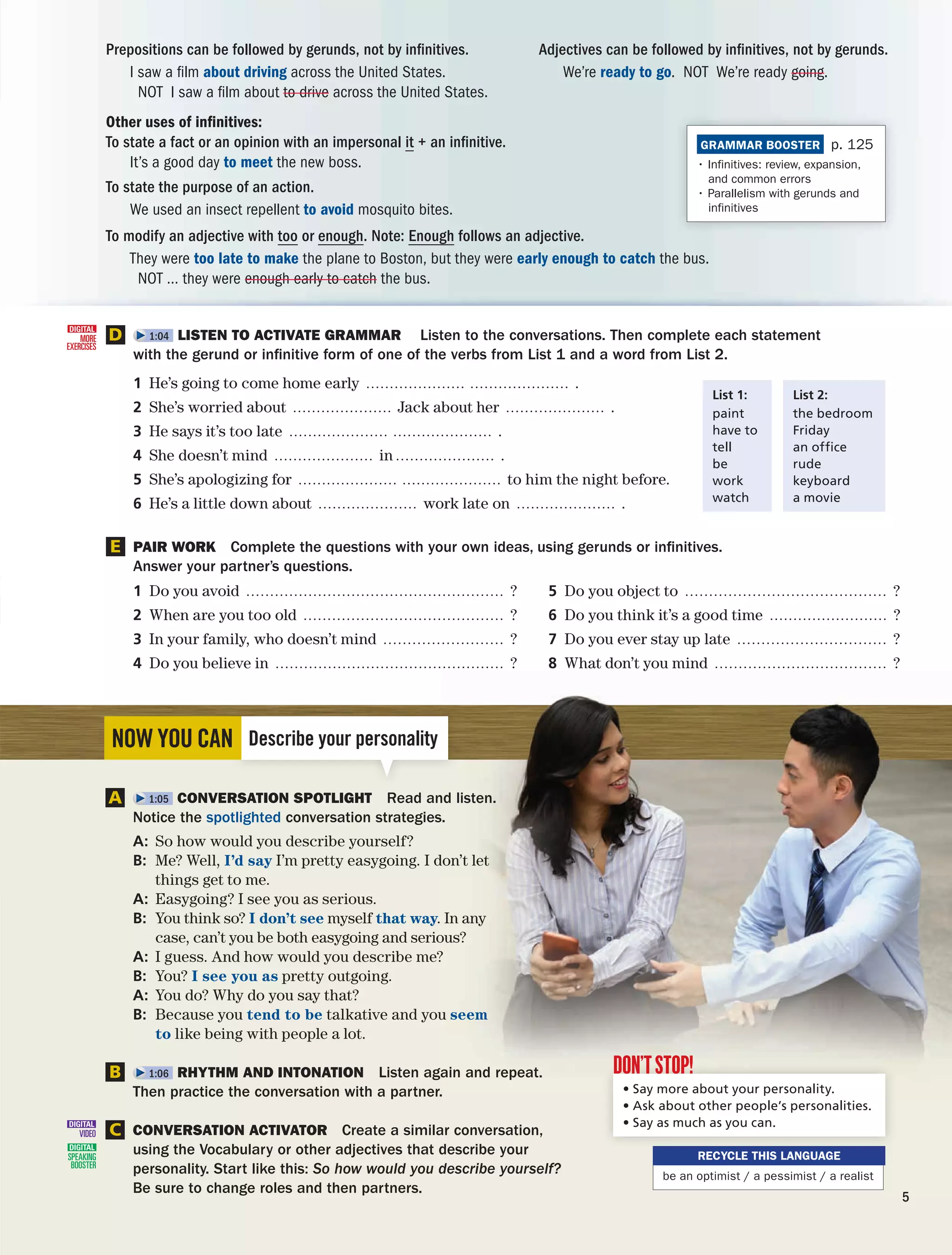 summit 1 Unit 1 | PDF