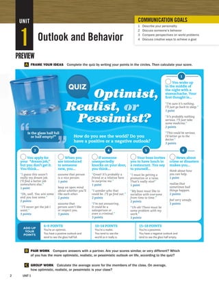 summit 1 Unit 1 | PDF