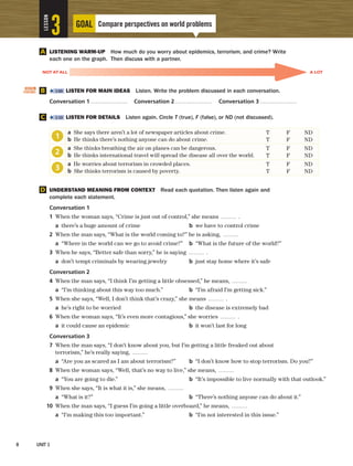summit 1 Unit 1 | PDF