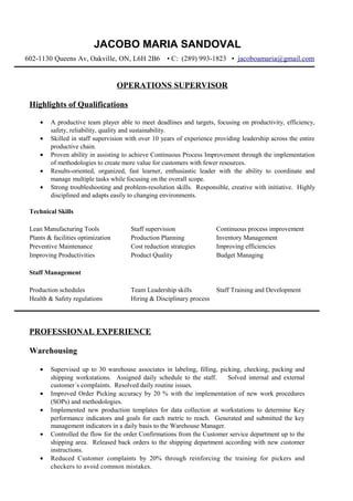 Jacobo Maria Sandoval Resume 13-11-14 | DOC