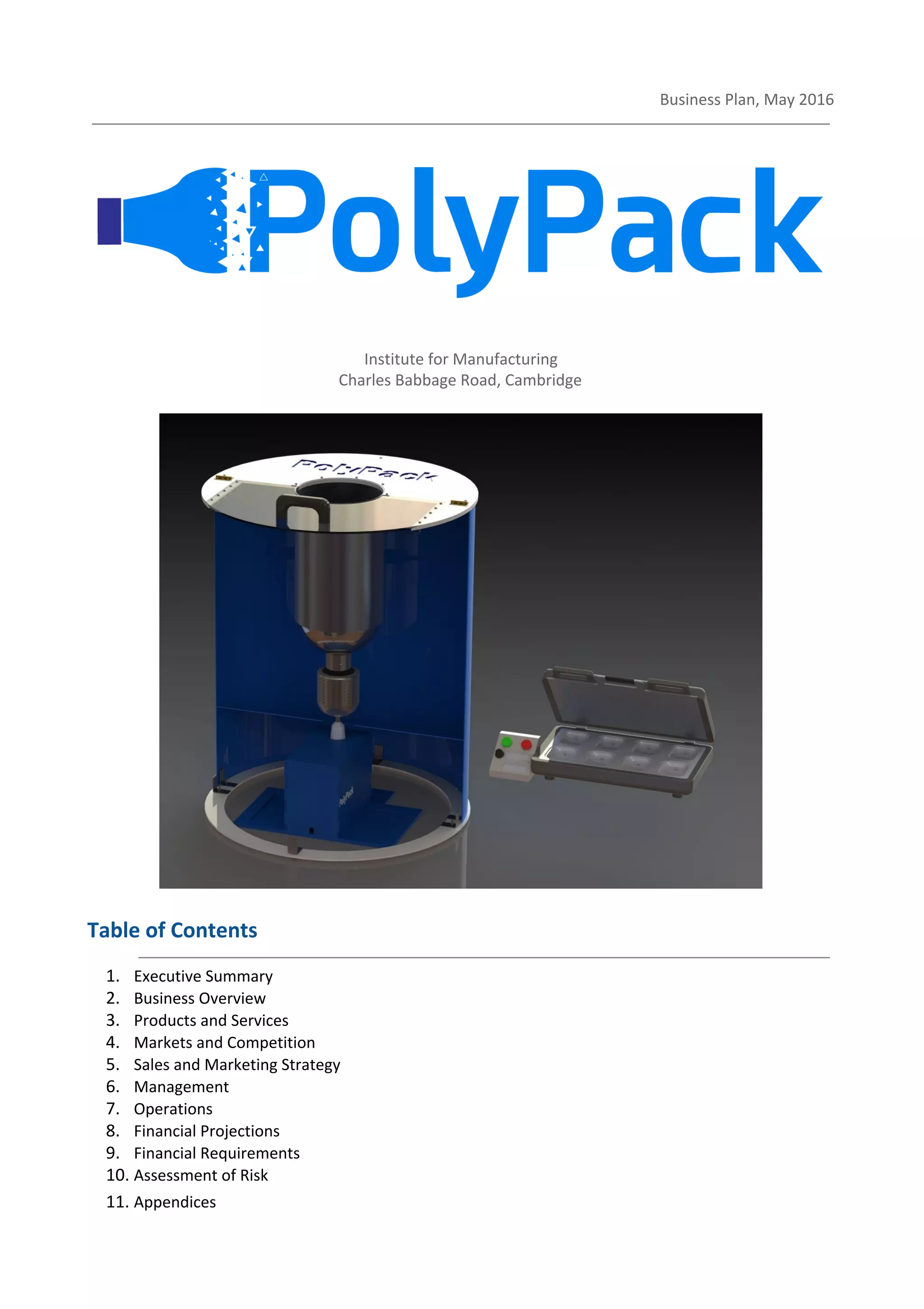 PolyPack Business Plan | PDF