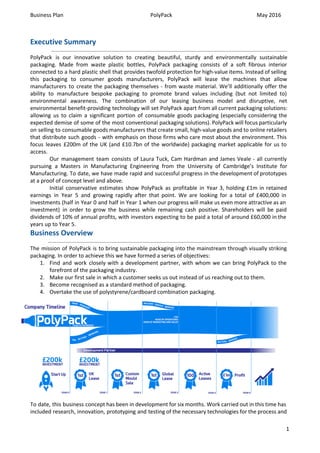 PolyPack Business Plan | PDF