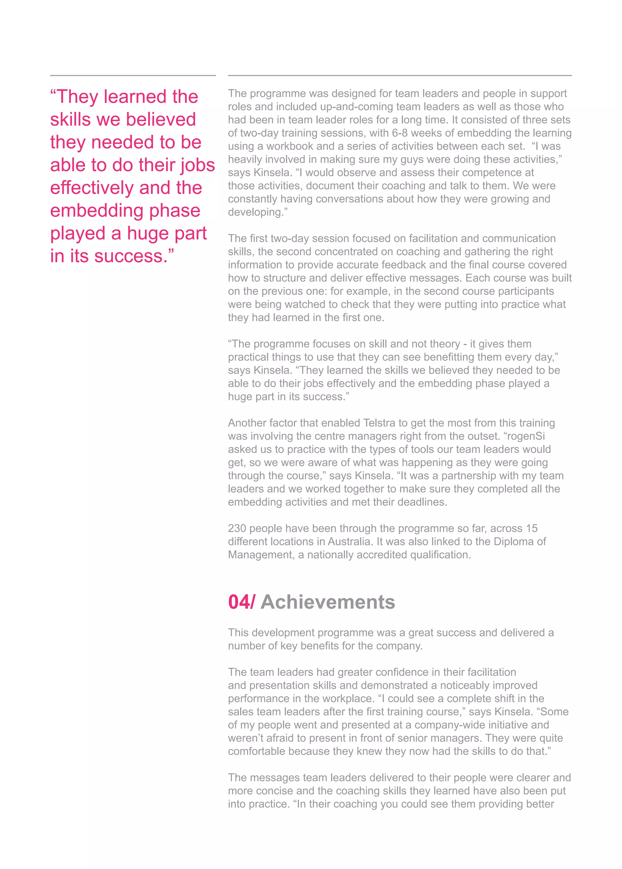 Telstra rogenSi Case Study(1) | PDF
