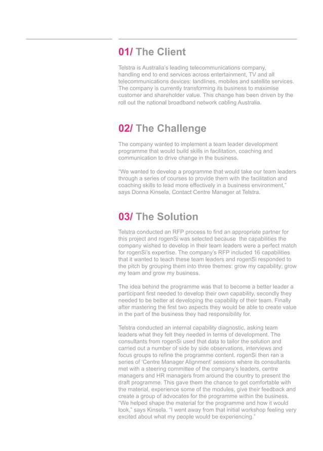 Telstra rogenSi Case Study(1) | PDF