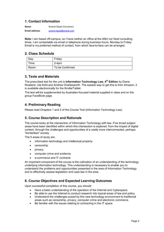 Course Study Guide Laws2245 | PDF