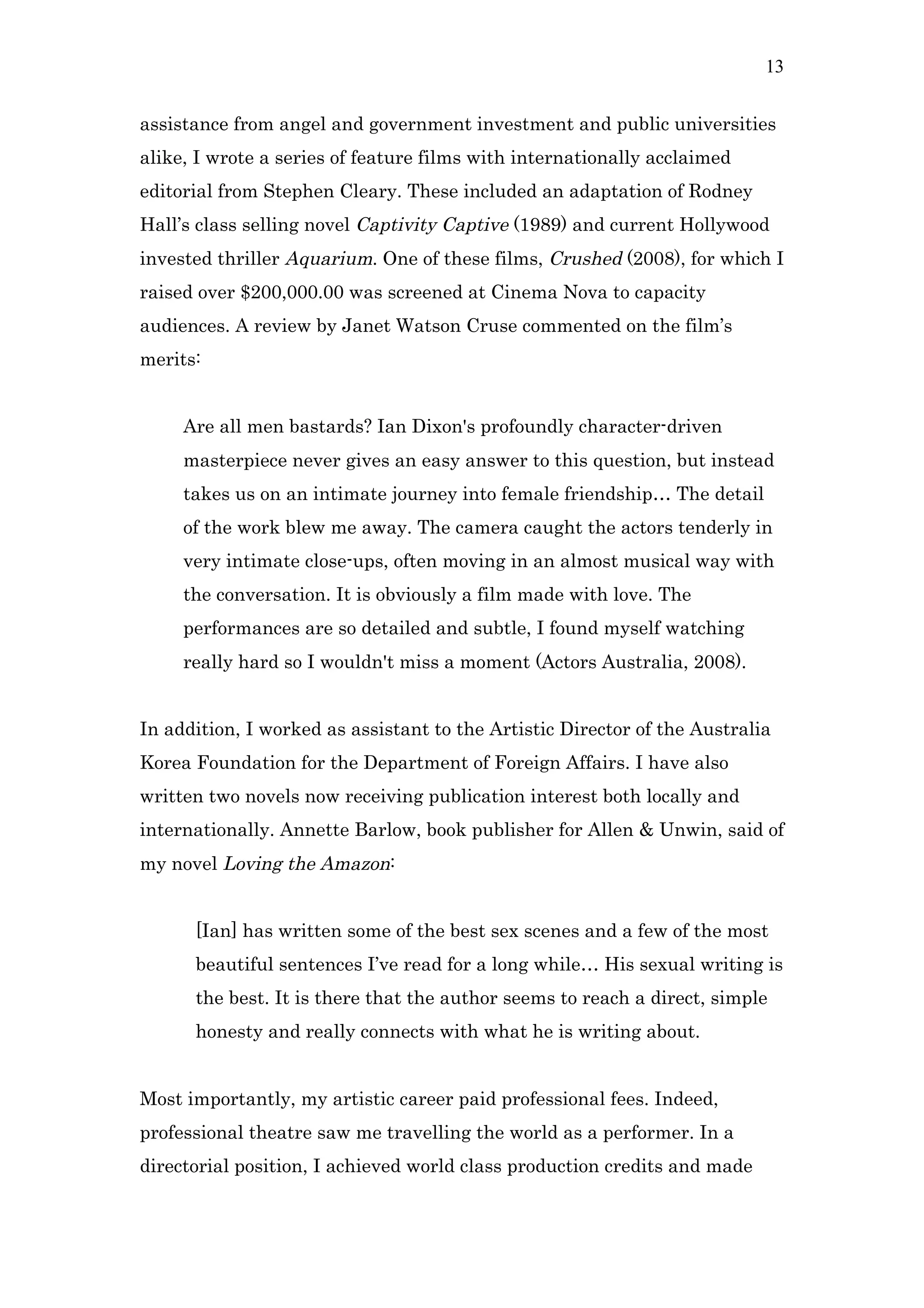 NEW CV IAN DIXON V5 | PDF