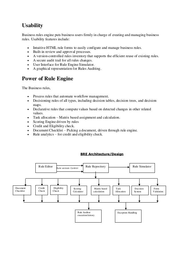 Business Rules Engine