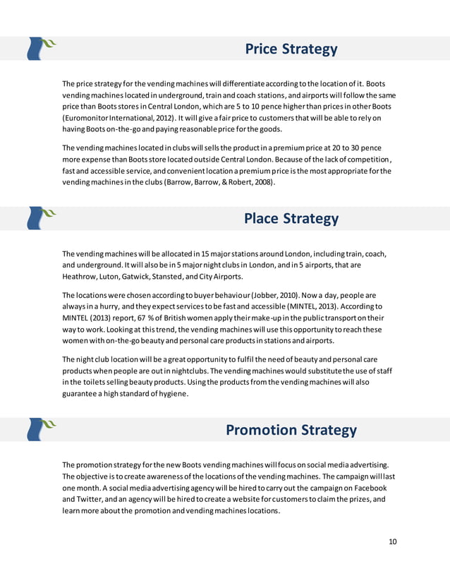 Vending Machines proposal | DOCX