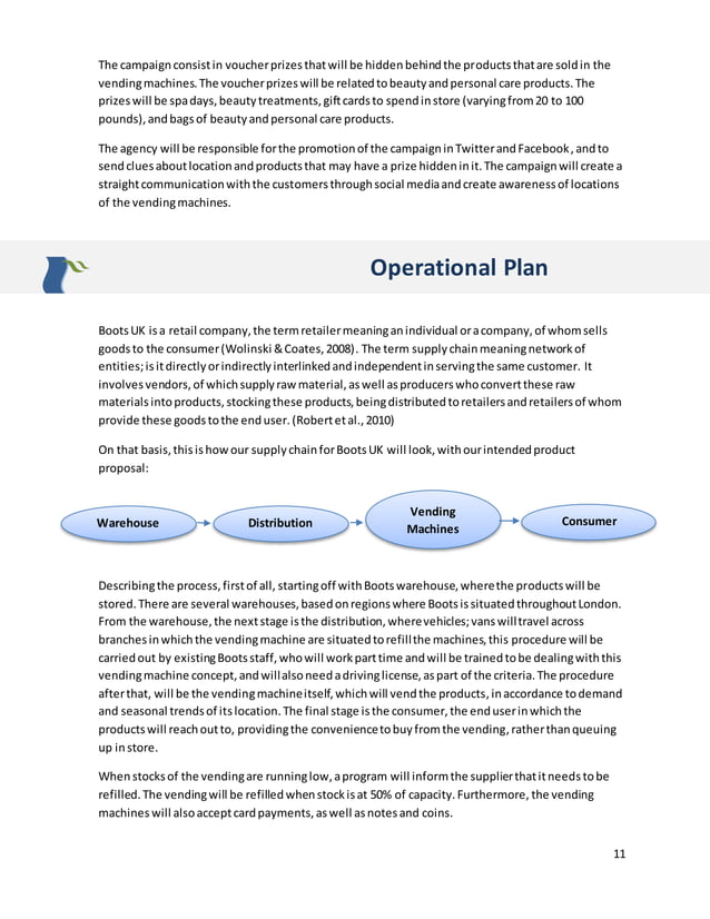 Vending Machines proposal | DOCX
