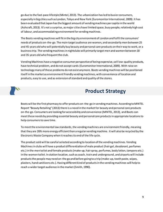 Vending Machines proposal | DOCX