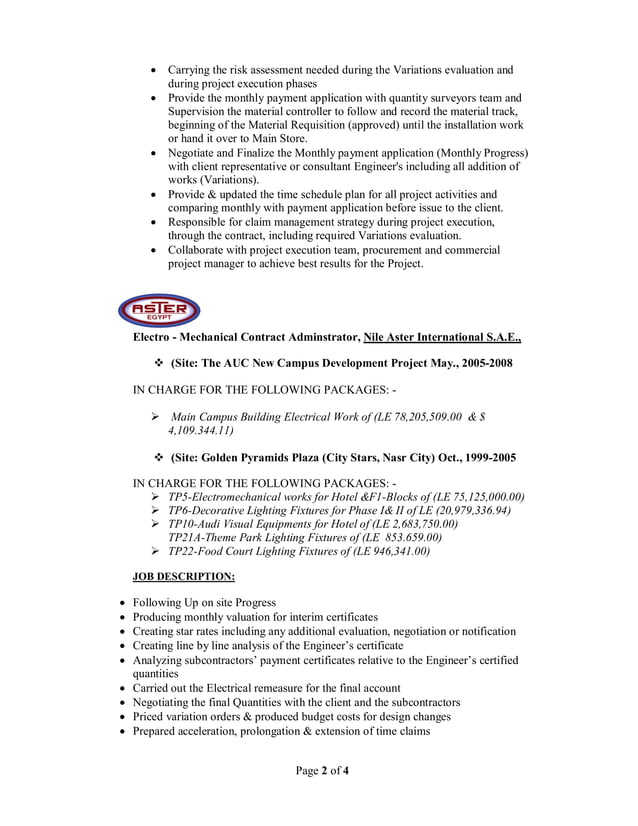 M Sahar CV-Updated | PDF