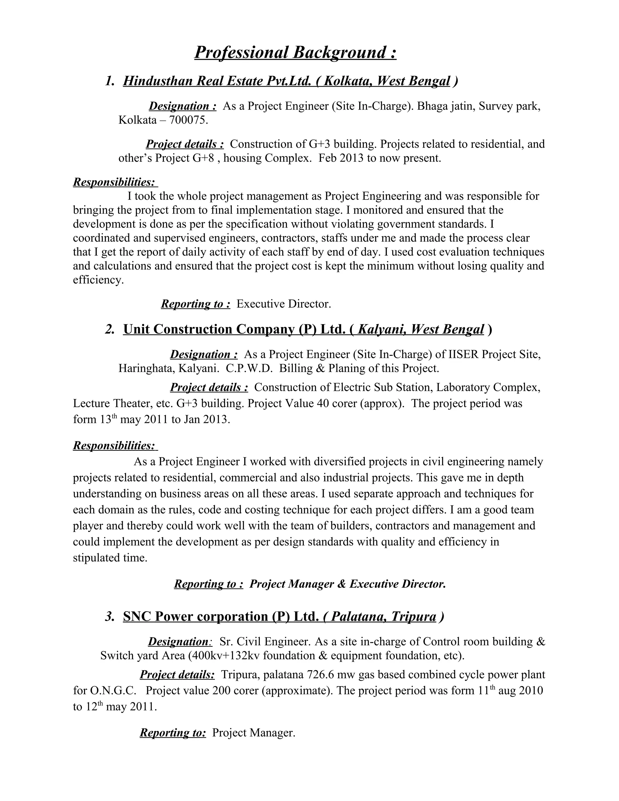 Pankaj Bose RESUME | DOC