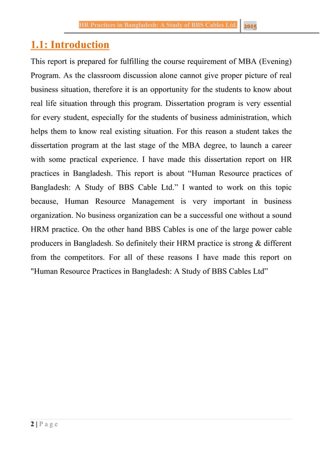 HR Practice in BBS Cables LTD.Final | PDF