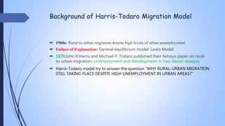 Harris-Todaro Migration Model and it's Applicability in Bangladesh | PPTX