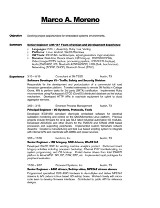MarcoMorenoResume | PDF