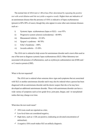 Anti Nuclear Factor Case Study | PDF