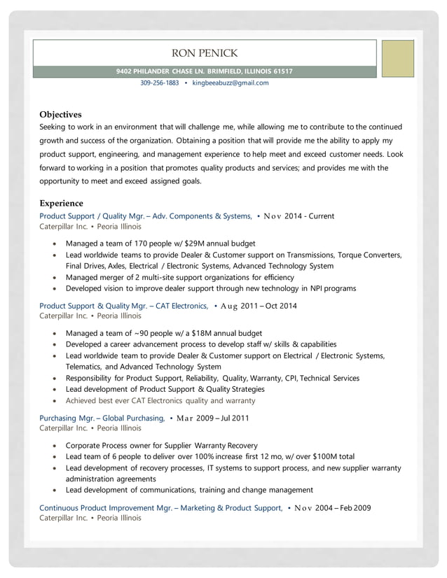 RJPenick Resume4 | PDF