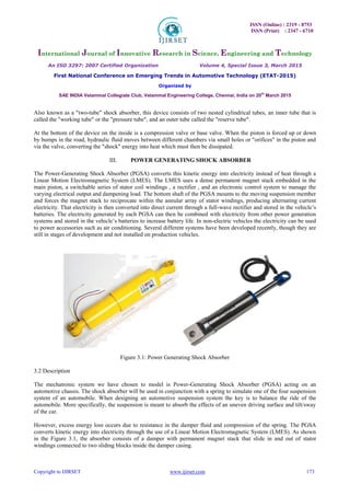 Power Generating Shock Absorber | PDF