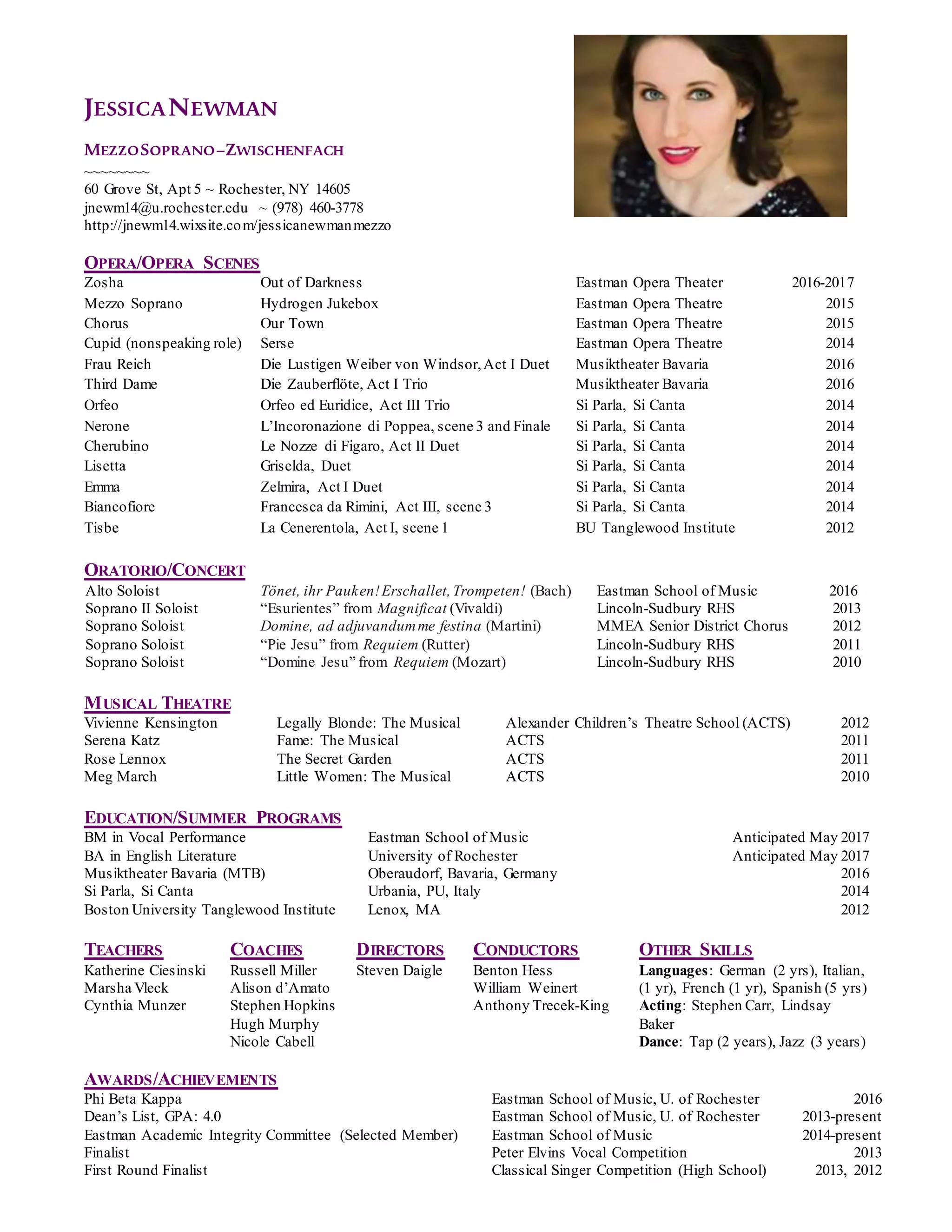 Performance Resume | DOCX