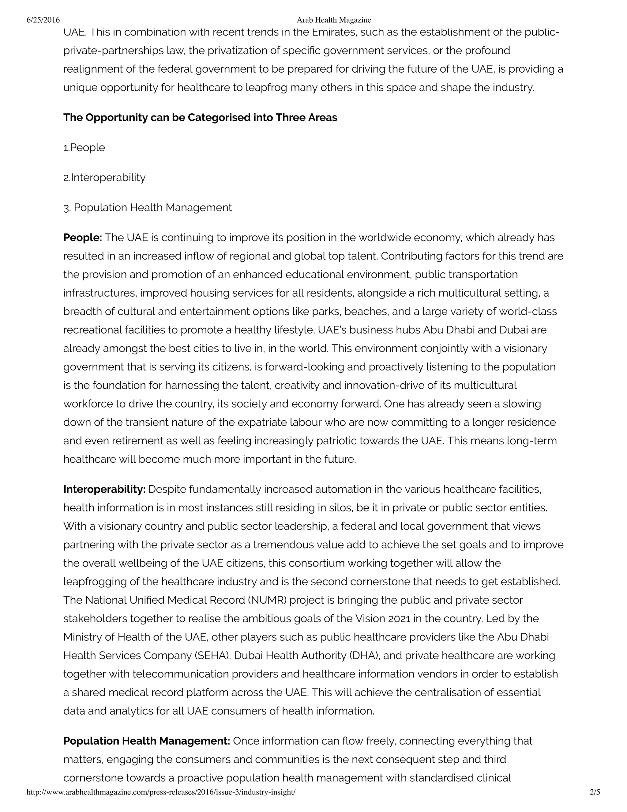 Arab Health Magazine_Future_of_Healthcare | PDF