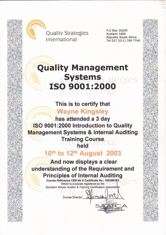 ISO 9001 | PDF